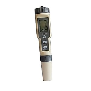 MUCKLILY Water Quality Tester Hydrometers Salt Meter Water Salimeter Automatic Hydrometer Salt Water Gravimeter Tds Water Quality Testing Pen Temperature Tester Light Grey