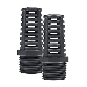 TOMEX 3/4 Inch Threaded Suction/Overflow Strainer, Screen Strainer 3/4 Inch (2 Pack)