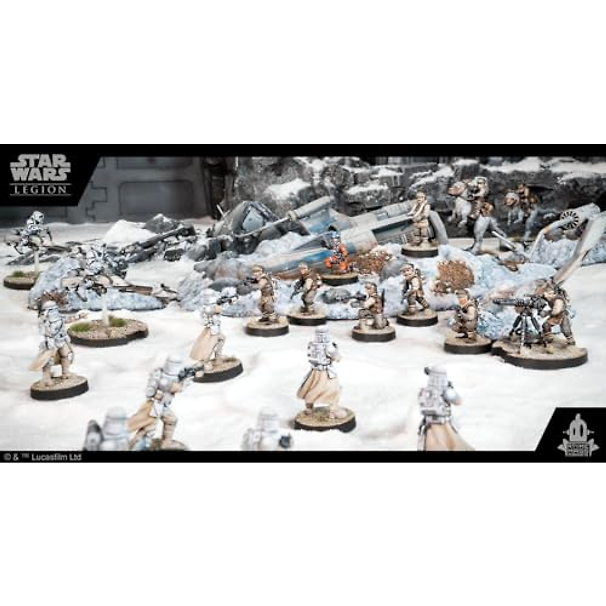 Atomic Mass Games Star Wars Legion Crashed X-Wing Terrain Expansion | Two Player Battle Game | Miniatures Game | Strategy Game for Adults and Teens | Ages 14+ | Average Playtime 3 Hours
