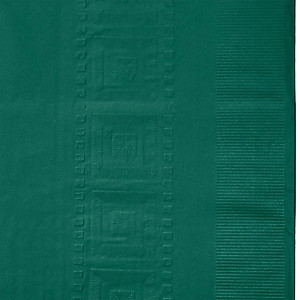Creative Converting TABLECOVER 54"X 108" TIS/Poly, 54" x 108", Hunter Green
