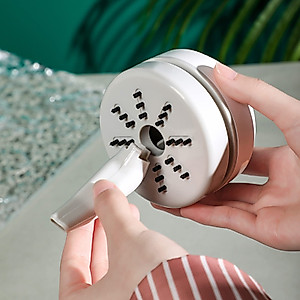 Hallocool Desktop Vacuum Cleaner Mini Desk Vacuum Cleaner Portable Dust Crumb Sweeper Cute USB Vacuum for Picking up Crumbs Eraser Crumbs Pet Hairs Flakes Tiny Items on Desk Tabletop Keyboard