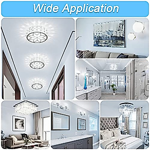 comzler G9 LED Bulb Bi Pin Base G9 6W LED Bulbs Daylight White 6000K, G9 Light Bulbs for Chandelier, Ceramic Base, 60W Halogen Equivalent, Non-dimmable, 600LM, Pack of 6