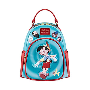 Loungefly Disney Archives: Pinocchio Mini-Backpack, Amazon Exclusive