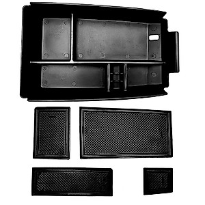 EVTIME Center Console Organizer Interior Storage Box Fits for Ford Escape 2020 2021 2022 2023 2024 and 2021 2022 2023 2024 Bronco Sport Accessories