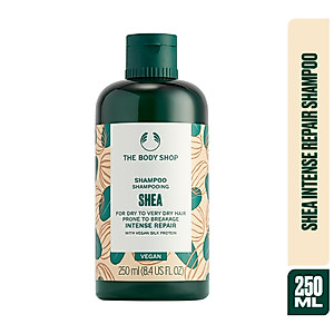 The Body Shop Shea Intense Repair Shampoo - Intense Repair For Dry Hair - With Vegan Silk Protein - Vegan - 8.4 Fl Oz