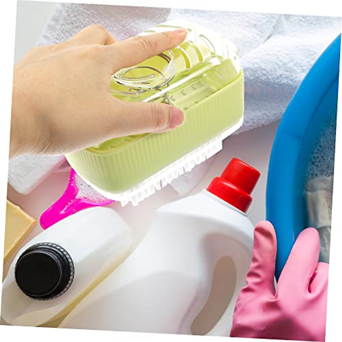 Alipis 4pcs Box Soap Foaming Box Foaming Soap Holder Soap Dispenser Bar Soap Roller Soap Dish Foaming Holder Soap Holder with Brush Soap Drainer Travel Soap Dish Holder The Bubble