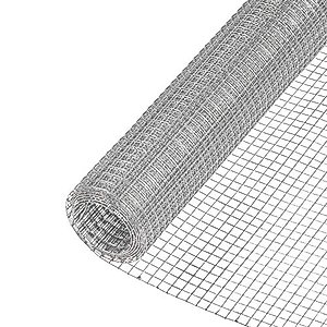 PS Direct Hardware Cloth - 36 inch x 10 Foot with 1/8 Inch Galvanized mesh 27 Gauge. Great for Chicken Wire, Fence or Animal Control. Craft Projects Fine Soil Sifting or Gardening Enclosures