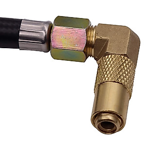 METER STAR Universal Regulator Grill QCC1 6.5 Feet Hose and Elbow Fitting Adapter Kit Propane Regulator and Hose Replacement Parts for 17" and 22" Blackstone Tabletop Griddle