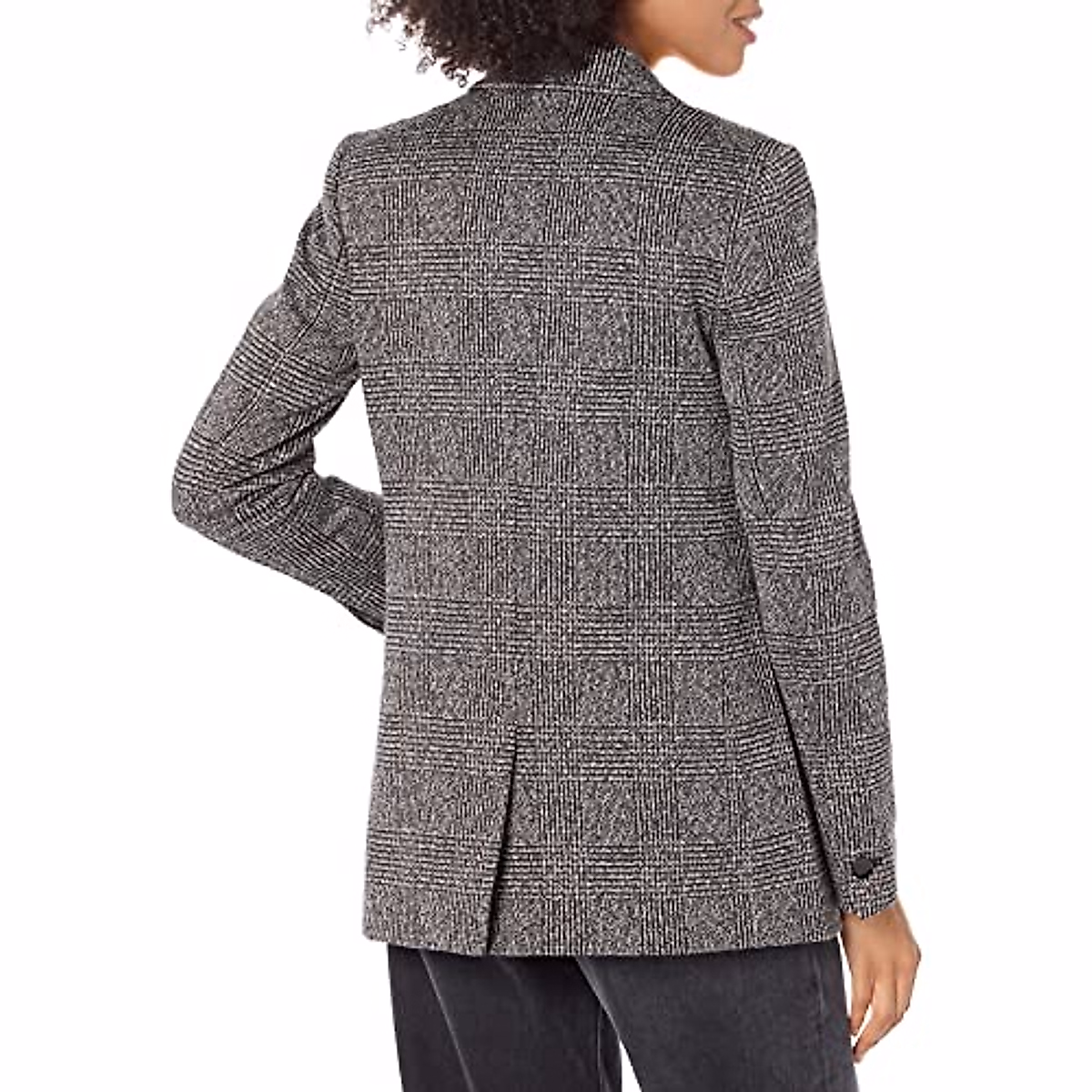 KARL LAGERFELD PARIS Women's Everyday Sport Jacket, BLK/SFT WHT, 2