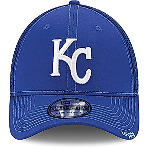 New Era MLB Neo Team Color 39Thirty Stretch Flex Fit Hat Cap (as1, Alpha, l, x_l, Kansas City Royals)