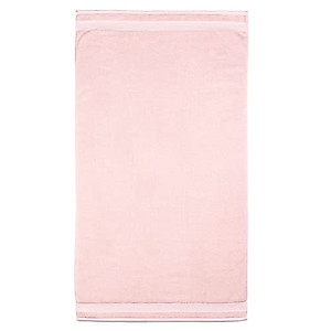 MARTHA STEWART 100% Cotton Bath Towels Set - 6 Piece Set | 2 Bath Towels - 2 Hand Towels - 2 Washcloths | Quick Dry Towels | Plush Towels | Absorbent | Ideal For Everyday Use | Blush Pink Towels