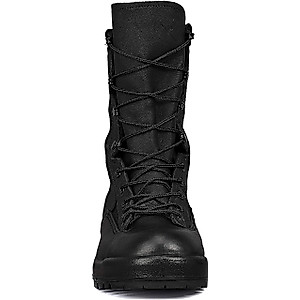 B Belleville Arm Your Feet 700 8" Waterproof Duty Black Tactical Boots for Men - Polishable Leather and Nylon with Oil-Resistant Gore-Tex Lining for Police, EMS, and Security Personnel, Black - 10R