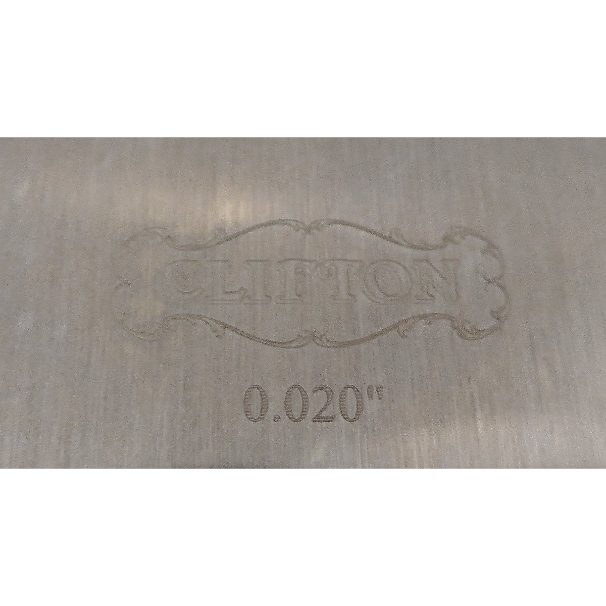 Bundle Set of 4 each Different Thickness Clifton Tool Company 3 x 6 Inches Thin Cabinet Scrapers (0.01, 0.015, 0.020, and 0.025 Inches) UK High Carbon Tool Steel TTWCSx4