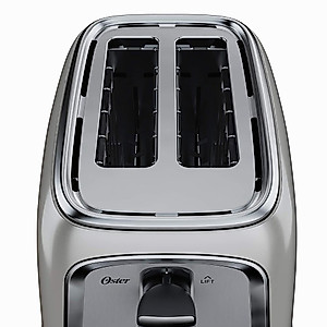 Oster 2-Slice Toaster with Advanced Toast Technology, Stainless Steel
