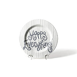 HAPPY EVERYTHING! Stone Skinny Stripe Big Round Platter