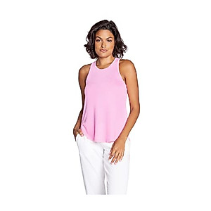 PJ Salvage womens Loungewear Barbie - Wake Up Tank Pajama Top, Barbie Pink, Medium US