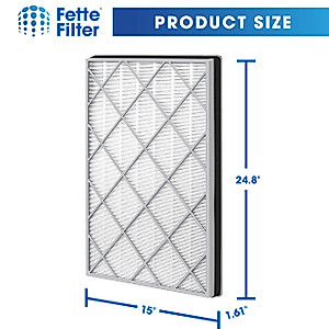 HE601 & HE602 Air Purifier Premium Replacement Filter H13 True HEPA Compatible with Shark Air Purifier 6-Fan Models HE601 HE602 Compare to Part # HE6FKBAS, HE6FKPET, HE6FKPRO - Pack of 1