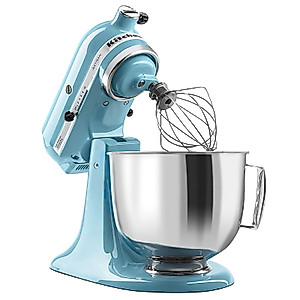 Kltchonald Stainless Steel Bowl,5 QT,Silver,Polished,Compatible with Kitchenaid Artisan&Classic Series,1 Pcs Kit