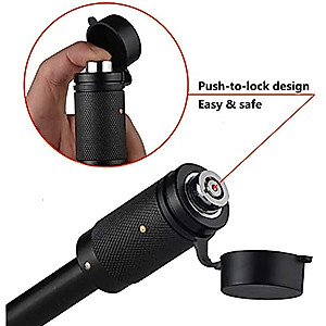 Bonrcea Heavy American Flag Metal Trailer Hitch Cover for 2 inch Receivers（with 5/8-Inch Pin Diameter Trailer Hitch Lock ）