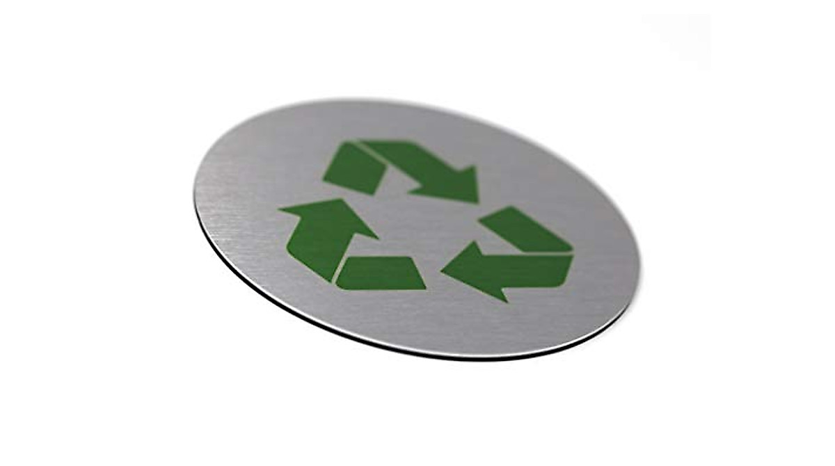 Metal Recycle Signs | Recycle Bin Marker | Metal Sign for Recycling ...