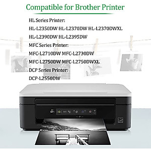 greencycle Compatible Toner Cartridge Replacement for Brother TN760 TN-760 TN730 TN-730 with Chip to Use with HL-L2350DW HL-L2395DW HL-L2390DW HL-L2370DW MFC-L2750DW MFC-L2710DW (Black, 3-Pack)