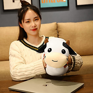 Achwishap Cute Kitten Plush 25.6'' Soft Plush Stuffed Animal,Cute Cat Plush Pets,Anime Plush Cat Pillow Toys for Kids Girls Boys,Gray