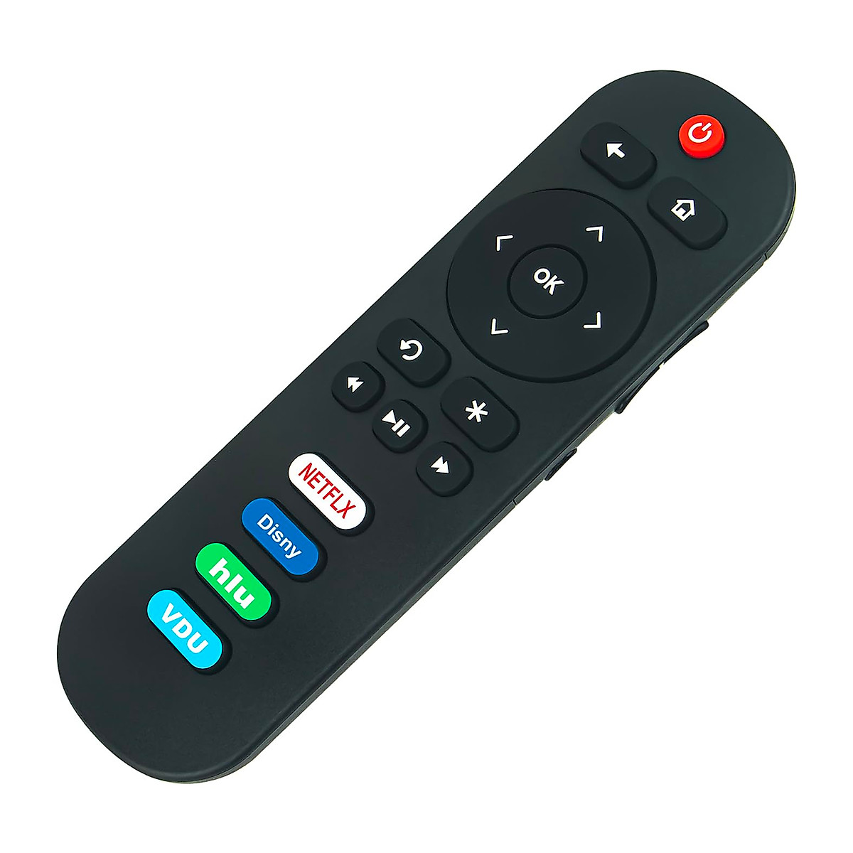 RC280 Replace Remote Control fit for TCL Roku TV 55S401 43S303 49S405 32S305 55S405 43S405 33S301 40S305 43S305 49S305 65S405 40S3800 55US57 32S301 55S403 with Netlix Disney Hulu Vudu Key PERFASCIN