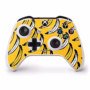 Skinit Decal Gaming Skin Compatible with Xbox One S Controller - Officially Licensed Bouffants and Broken Hearts Bananas Design