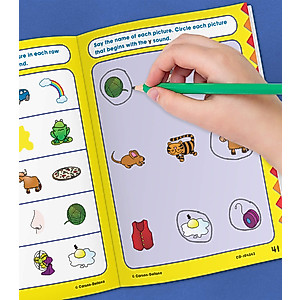 Phonics Workbook for Kindergarten, Sight Words, Tracing Letters, Consonant and Vowel Sounds, Writing Practice With Incentive Chart and Reward ... Curriculum (Home Workbooks) (Volume 12)