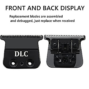 Replacement Blades DLC 2.0 Compatible With BaBylissPRO FX787 and FX726,for Outlining Hair Trimmers FX787 and LoPROFX Trimmers FX726,Black