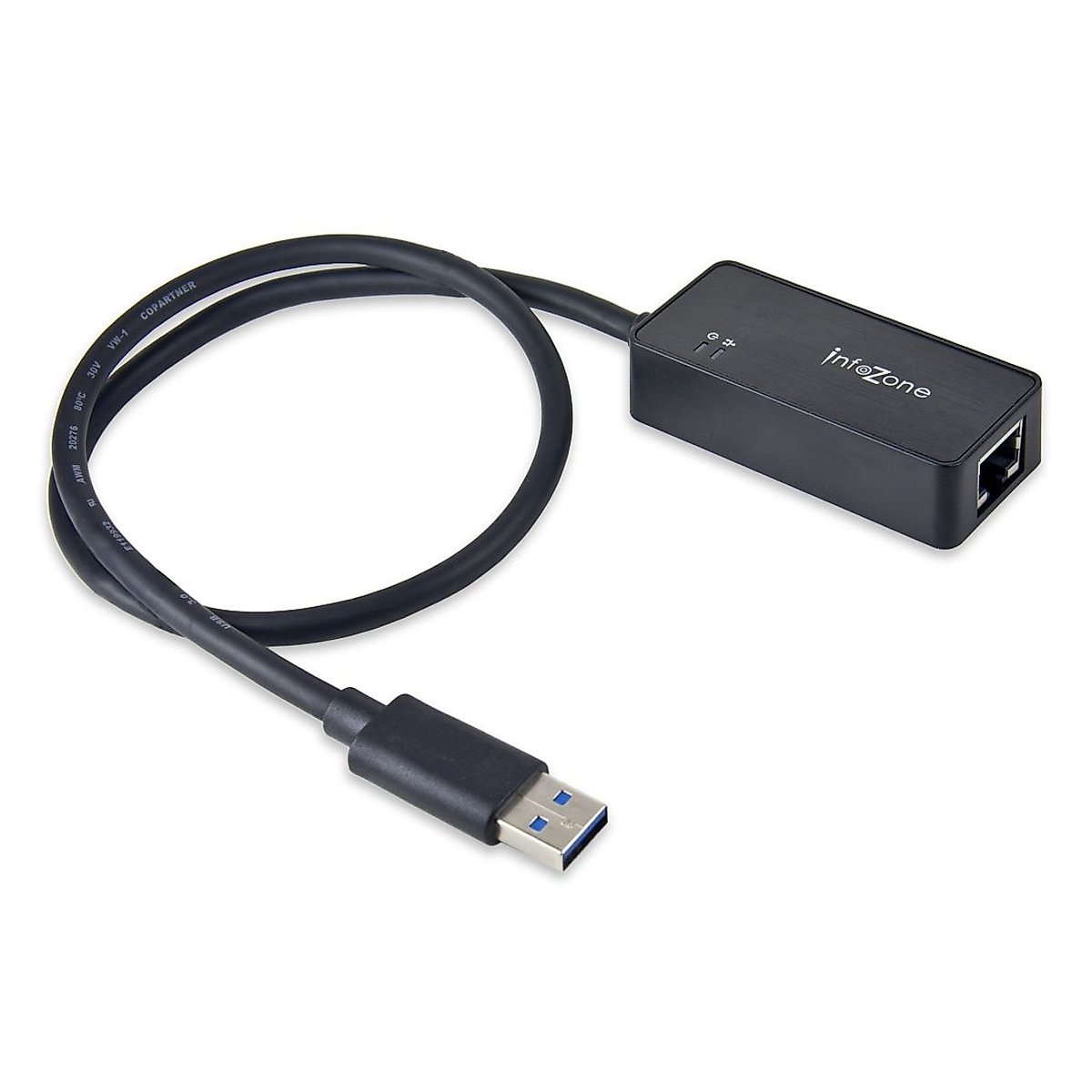 IO Crest USB 3.0 to RJ45 10/100/1000 Gigabit Ethernet LAN NIC Adapter for Windows, Mac, Linux - SY-ADA24029