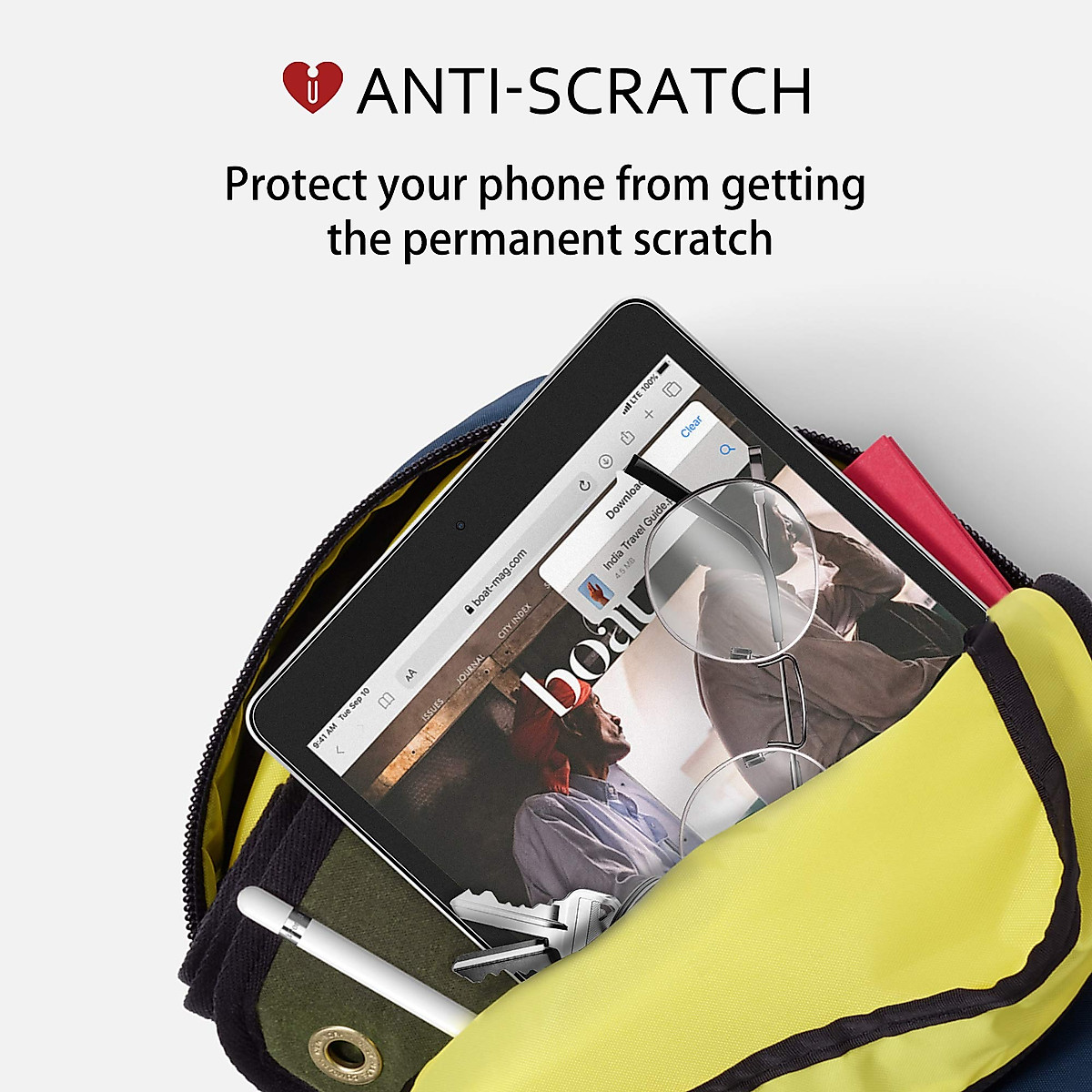 iCarez Matte Screen Protector for 10.2 iPad 9/8 / 7 (2021/2020 / 2019), 2-Pack Anti-glare