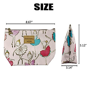 Hunger Pink Ballet Girls Make-Up Cosmetic Bag Carry Case, 14 Patterns (P11417018)