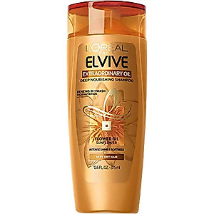 L'Oréal Paris Elvive Extraordinary Oils Crème Shampoo,12.6 Fl Oz