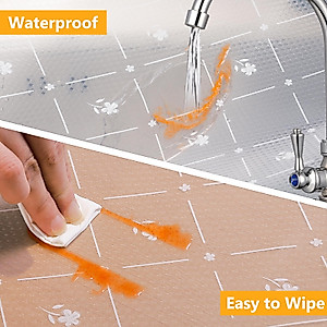 INNOLITES Shelf Liner, Non-Slip Shelf Liners for Kitchen Cabinets, Waterproof Non-Adhesive Kitchen Drawer Liner, Durable EVA Cabinet Liners for Shelves, Refrigerator, Cupboard, Storage