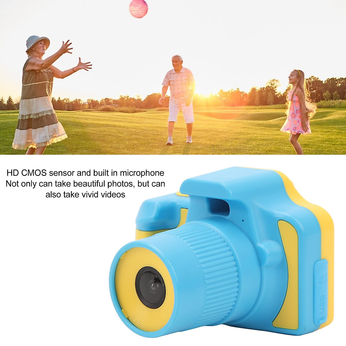 Digital Selfie Camera for Kids, 2 Inch 5M 1080P Mini Digital Video Camera for Kids Kids Selfie Camera Kids Mini Play Camera,USB Charging Camera,Kids Camcorder Camera Toddler Vi