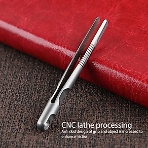 Mini Keychain Tweezer, EDC Mini Keychain Tweezer Alloy Portable TC4 Small Tweezer Outdoor Gadget Mini Tool