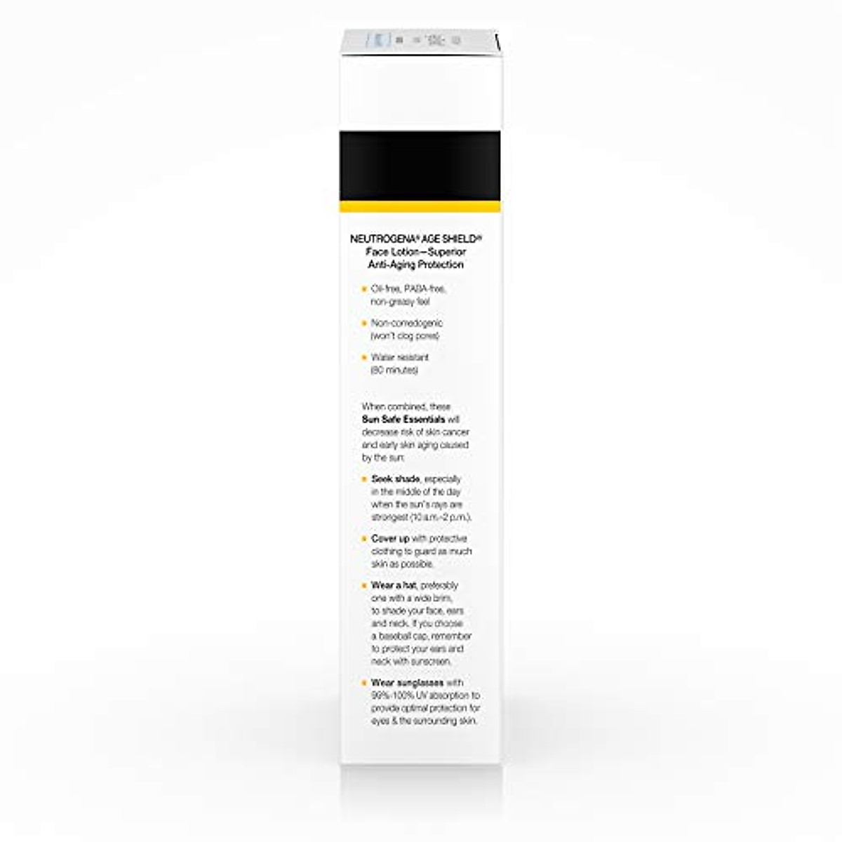 Neutrogena Age Shield Anti-Oxidant Face Lotion Sunscreen with Broad Spectrum SPF 70, Oil-Free & Non-Comedogenic Moisturizing Sunscreen to Prevent Signs of Aging, 3 fl. oz (Pack of 2)