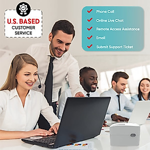 Arkscan 2054K-WF Wireless Shipping Label Printer for Windows Mac Chromebook Android for WiFi & USB, Support Amazon Ebay Paypal Shopify Shipstation UPS USPS FedEx Roll & Fanfold Direct Thermal Label