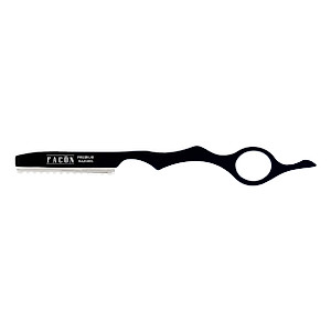 Facón Professional Hair Styling Thinning Texturizing Cutting Faether Razor + 10 Replacement Blades