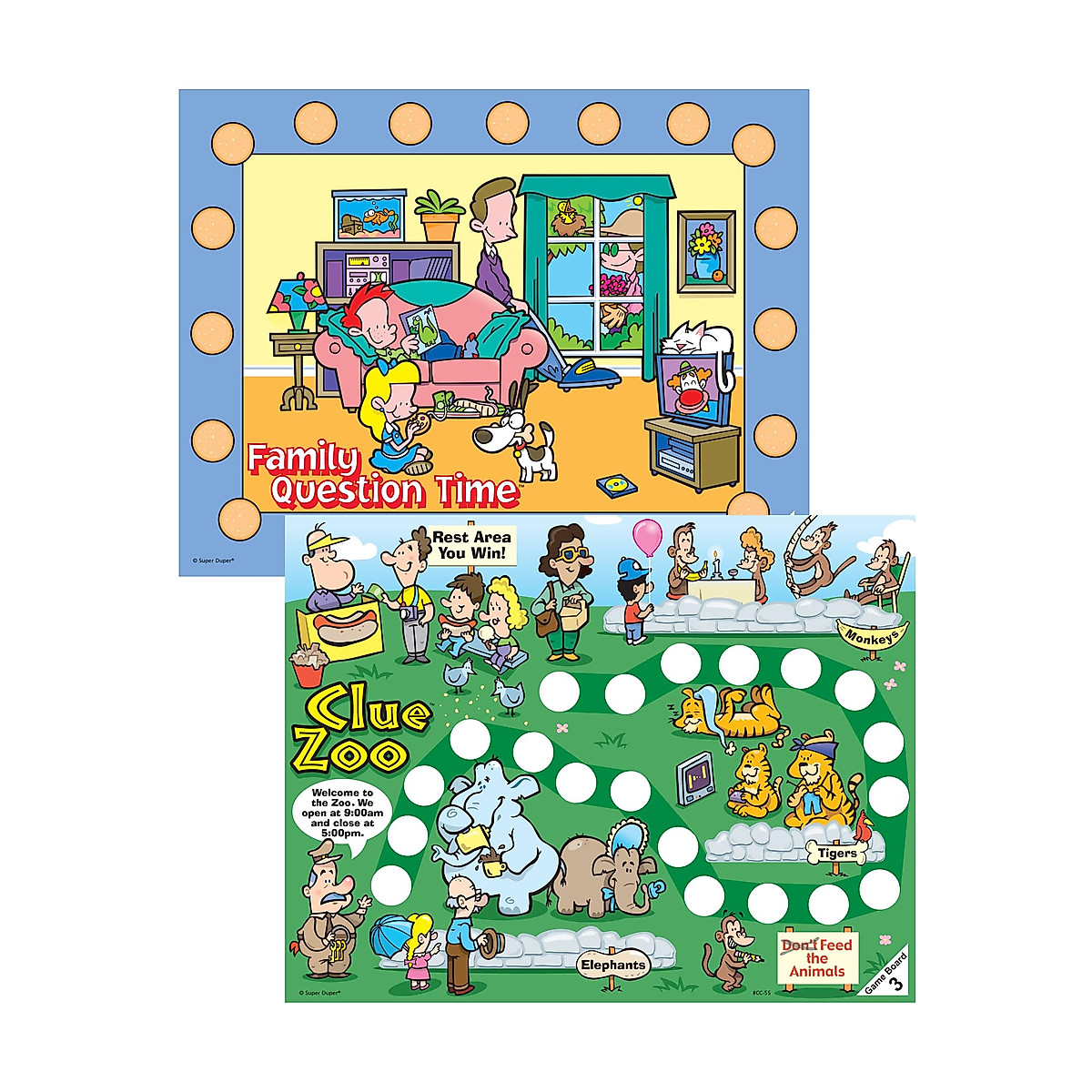 Super Duper Publications | WH Chipper Chat® Magnetic Game with Magic Wand | Educational Learning Resource for Children