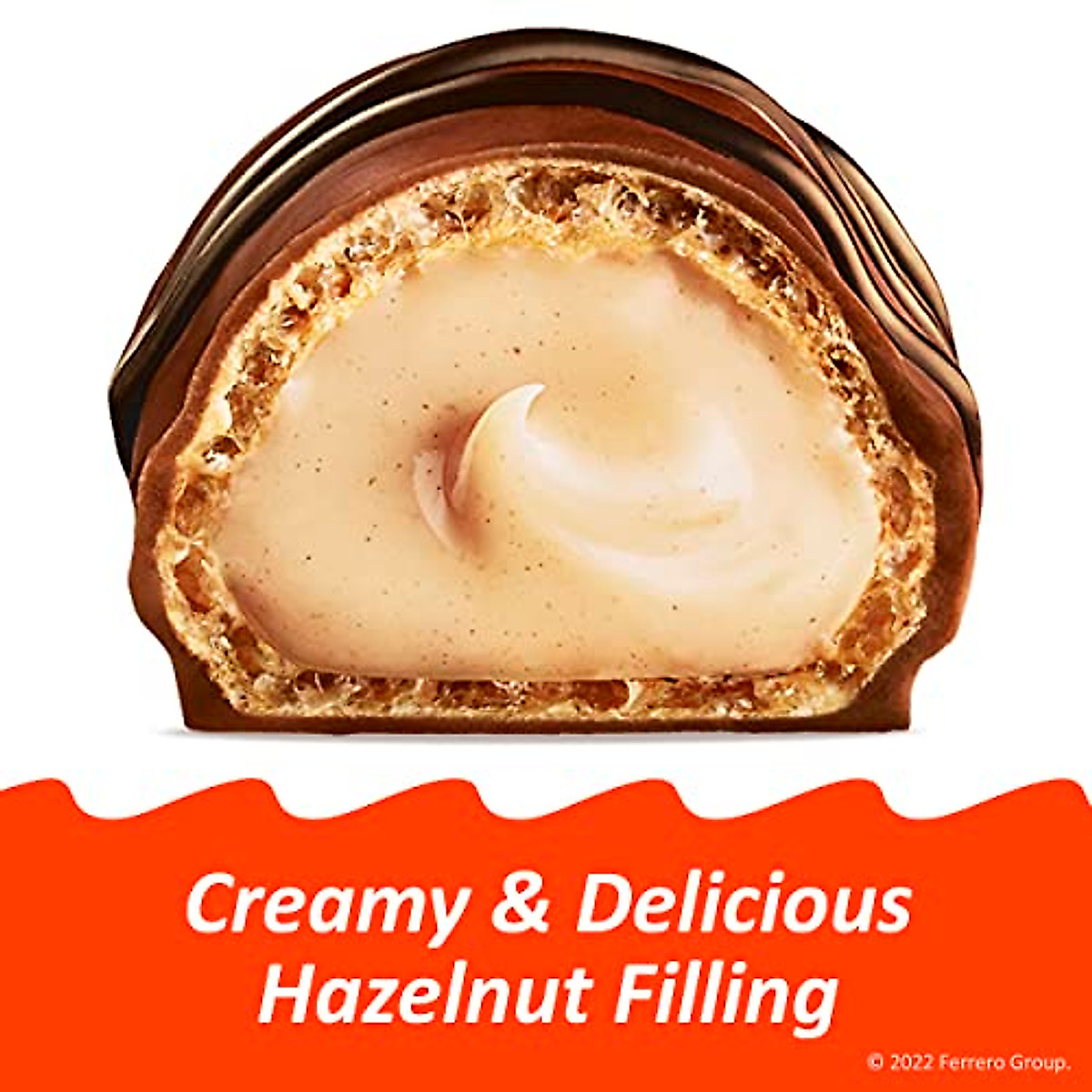 Kinder Bueno Milk Chocolate and Hazelnut Cream, 2 Individually Wrapped Chocolate Bars Per Pack, Easter Basket Gifts, 1.5 oz each, 30 Pack