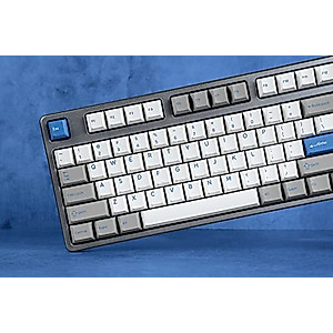 DROP DCX Camillo Keycap Set, Doubleshot ABS, Cherry MX Style Keyboard Compatible with 60%, 65%, 75%, TKL, WKL, Full-Size, 1800 layouts and More, White