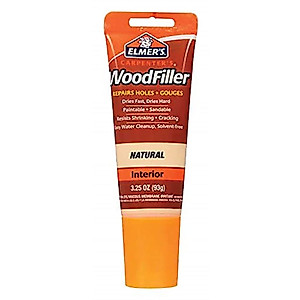 Elmer's E868 Carpenter's Wood Filler, 3.25-Ounce Tube, Natural