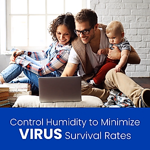 AprilAire E070 Pro 70-Pint Crawl Space Dehumidifier + Model 76 Wall Mount Dehumidifier Control, Commercial-Grade Whole-House Dehumidifier for Basement, Crawlspace, or Whole Home up to 2,200 sq. ft.