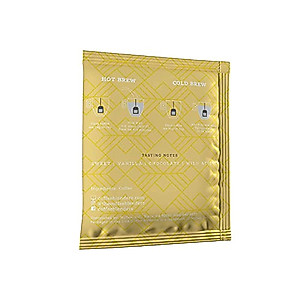 Coffee Blenders Tea Bag Coffee - Colombian Flavor 10 Count Single Serve Instant Coffee, Portable Drip T-Bag Packets, Convenient Fast Fresh Simple