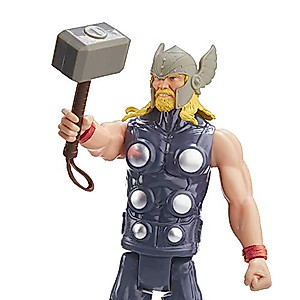 Avengers Marvel Titan Hero Series Blast Gear Thor Action Figure, 12" Toy, Inspired by The Marvel Universe, for Kids Ages 4 & Up