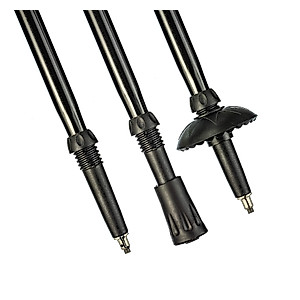 SE Survivor Series Collapsible Aluminum 60� Walking/Hiking Stick with Rifle and Camera Mount - WS9HS-60