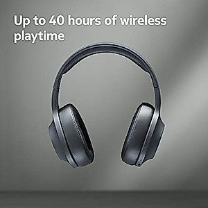 Nokia Essential Wireless Headphones - Universal Bluetooth - 40 Hours Playback - Soft Leather Over Ear with Foldable Headband