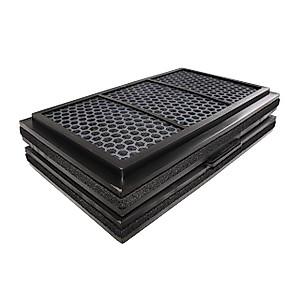 LifeSupplyUSA Activated Carbon Folding Filter Compatible with Blueair Pro M, Pro L, Pro XL Air Purifiers